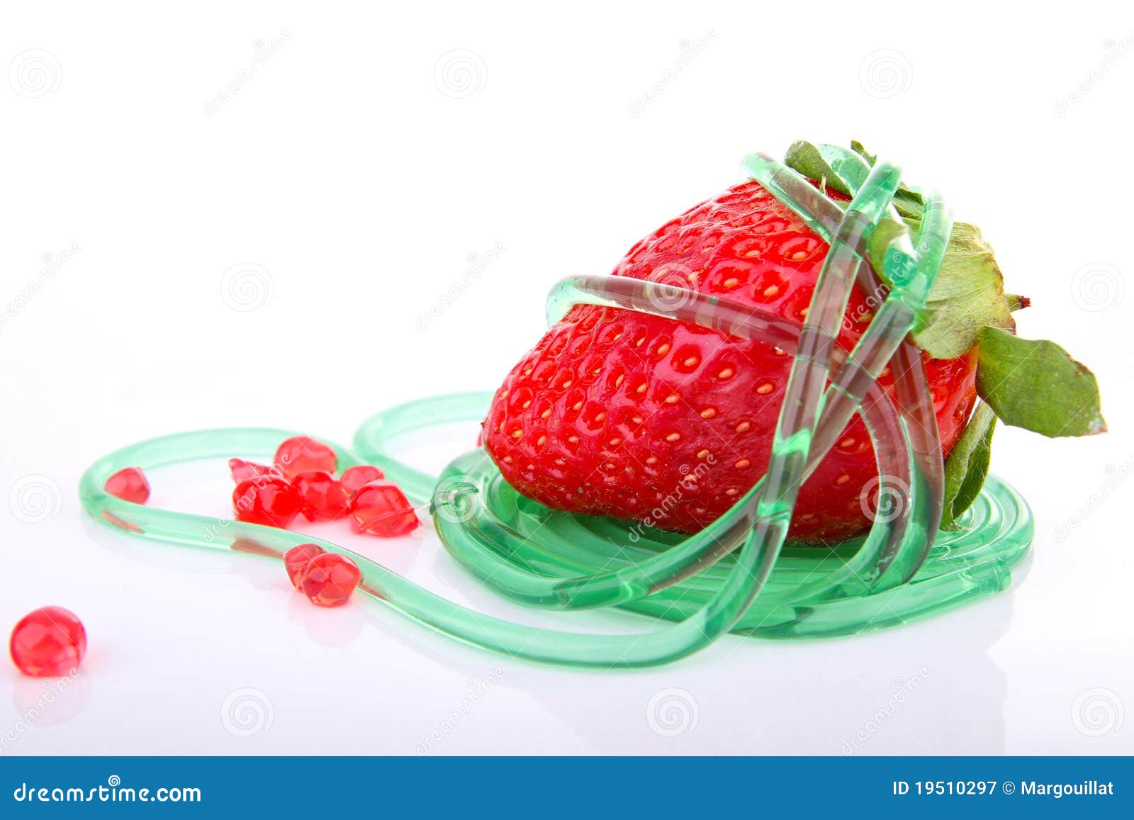 Strawberry and Molecular Food Stock Image - Image of background, food ...