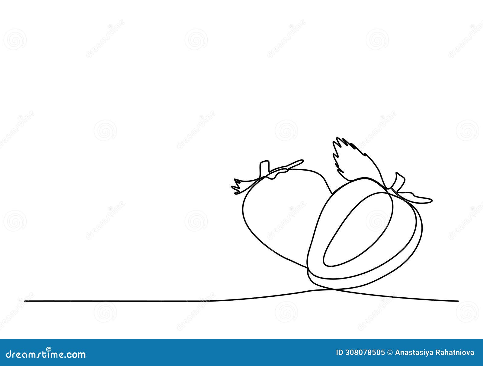 Strawberry, One Line Drawing Vector Illustration Stock Vector ...