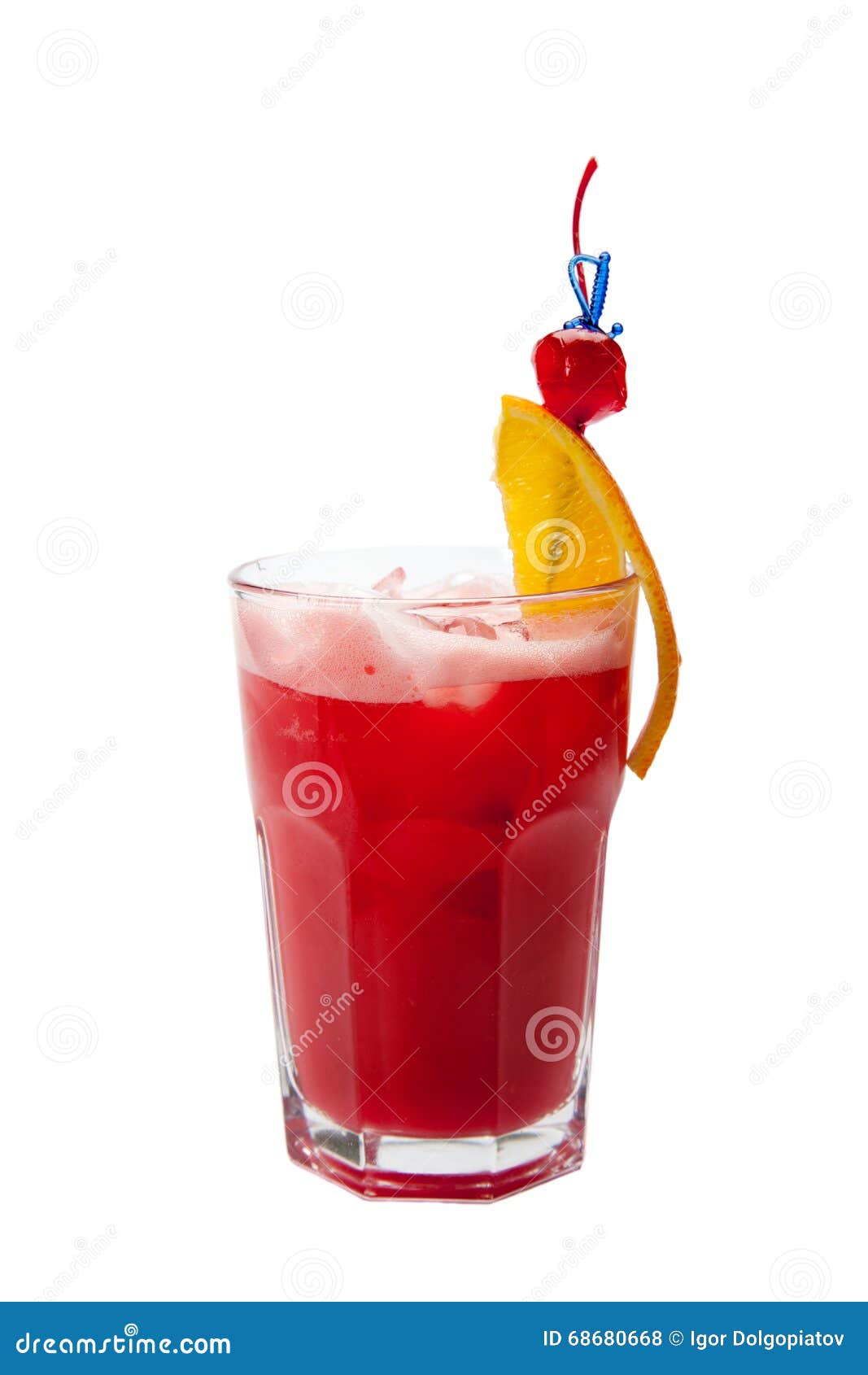 Strawberry Orange Cold Drink Stock Photo - Image of orange, fruit: 68680668