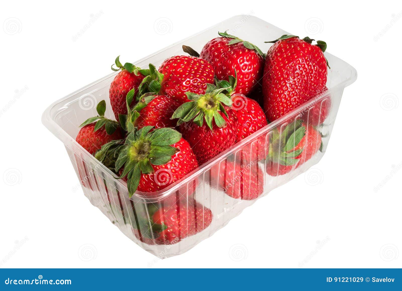 Strawberry Packing Isolated Stock Image - Image of food, close: 91221029