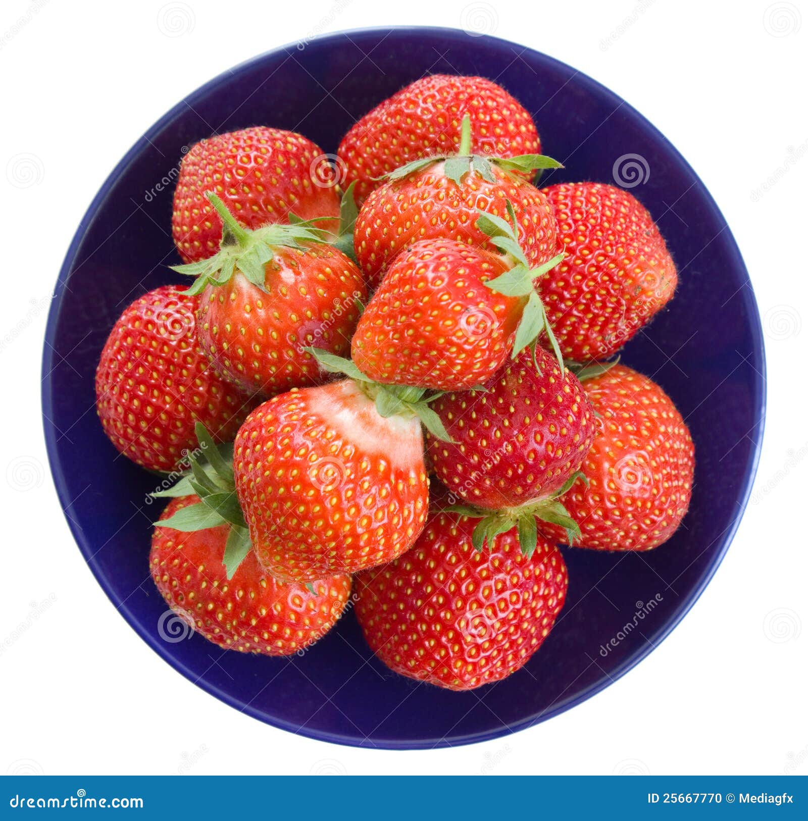 Strawberry on plate stock photo. Image of natural, healthy - 25667770