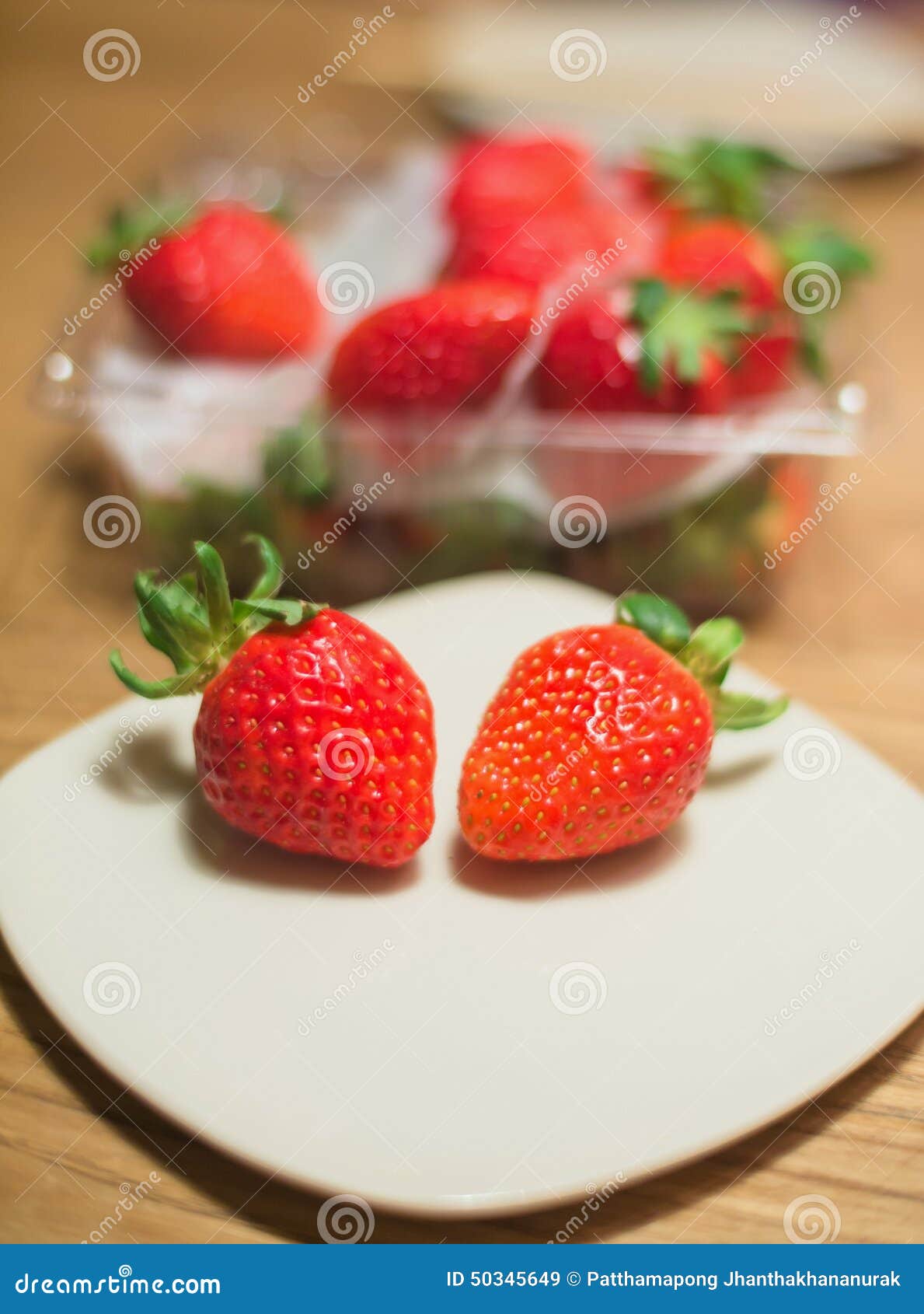 Strawberry stock image. Image of fruit, plate, sweet - 50345649