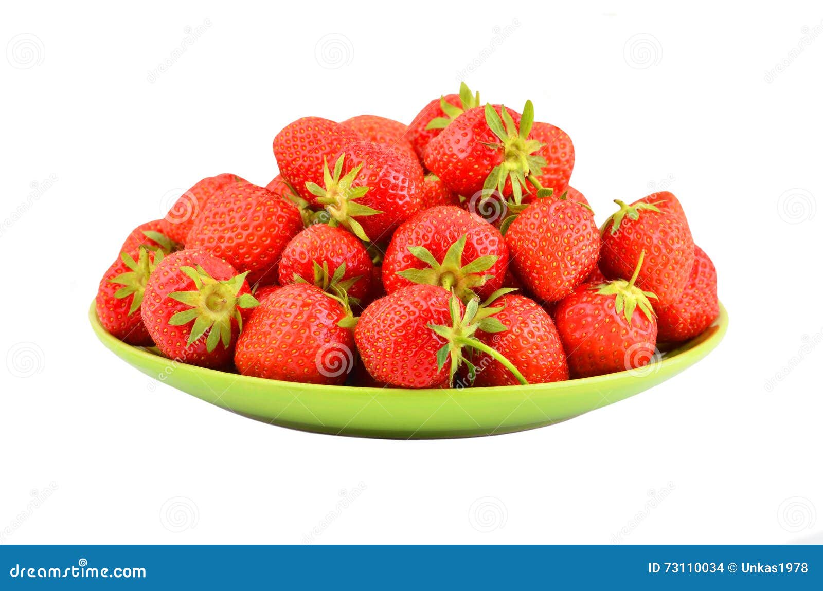 Strawberry on plate stock photo. Image of culinary, breakfast - 73110034