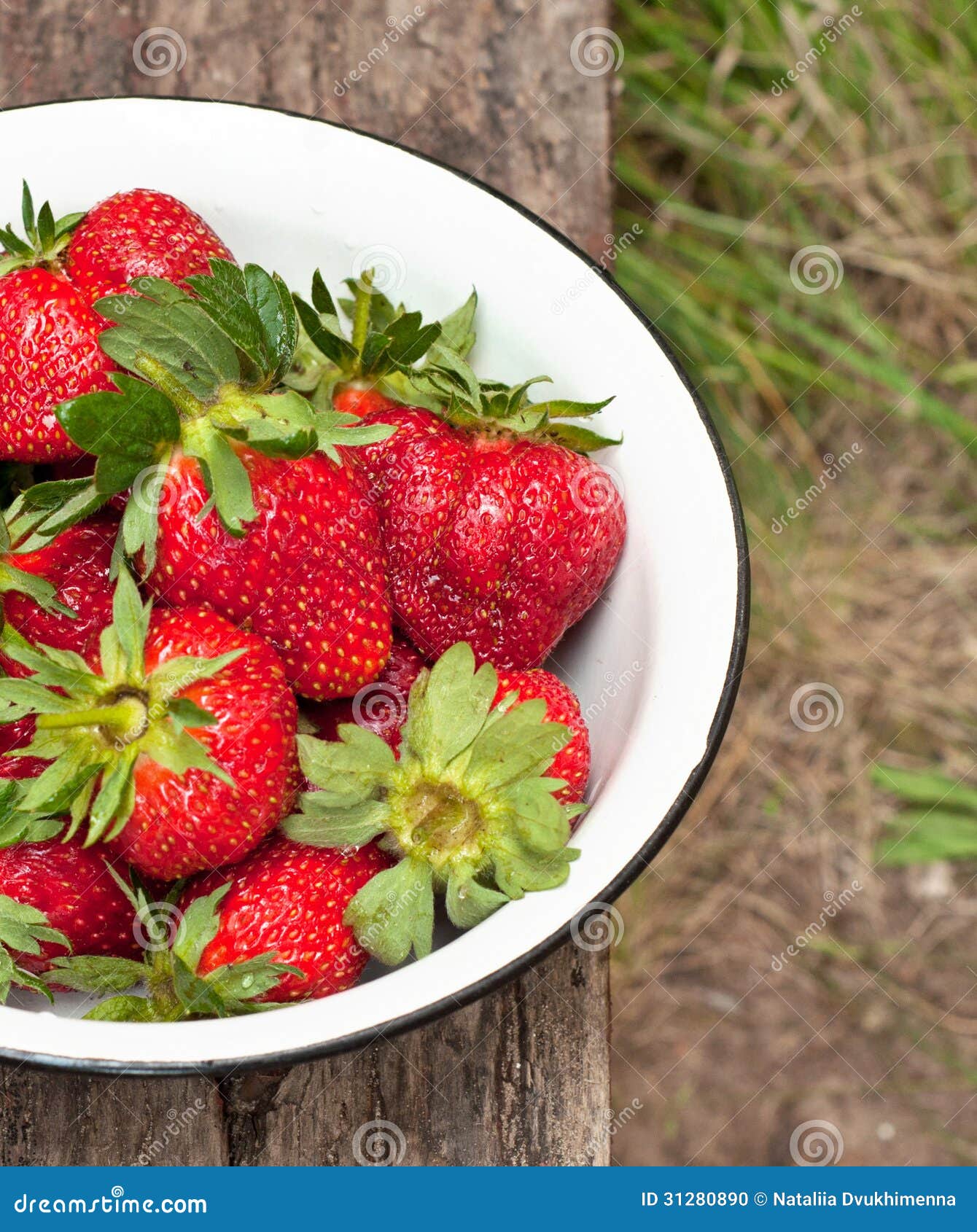 Strawberry on plate stock photo. Image of tasty, compote - 31280890