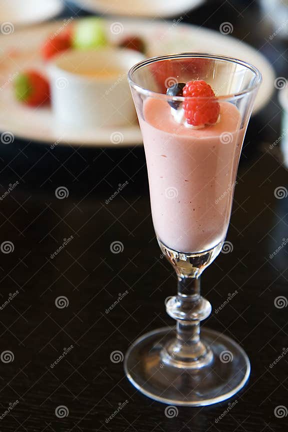 Strawberry Raspberry Mousse Stock Photo - Image of food, dessert: 7984200