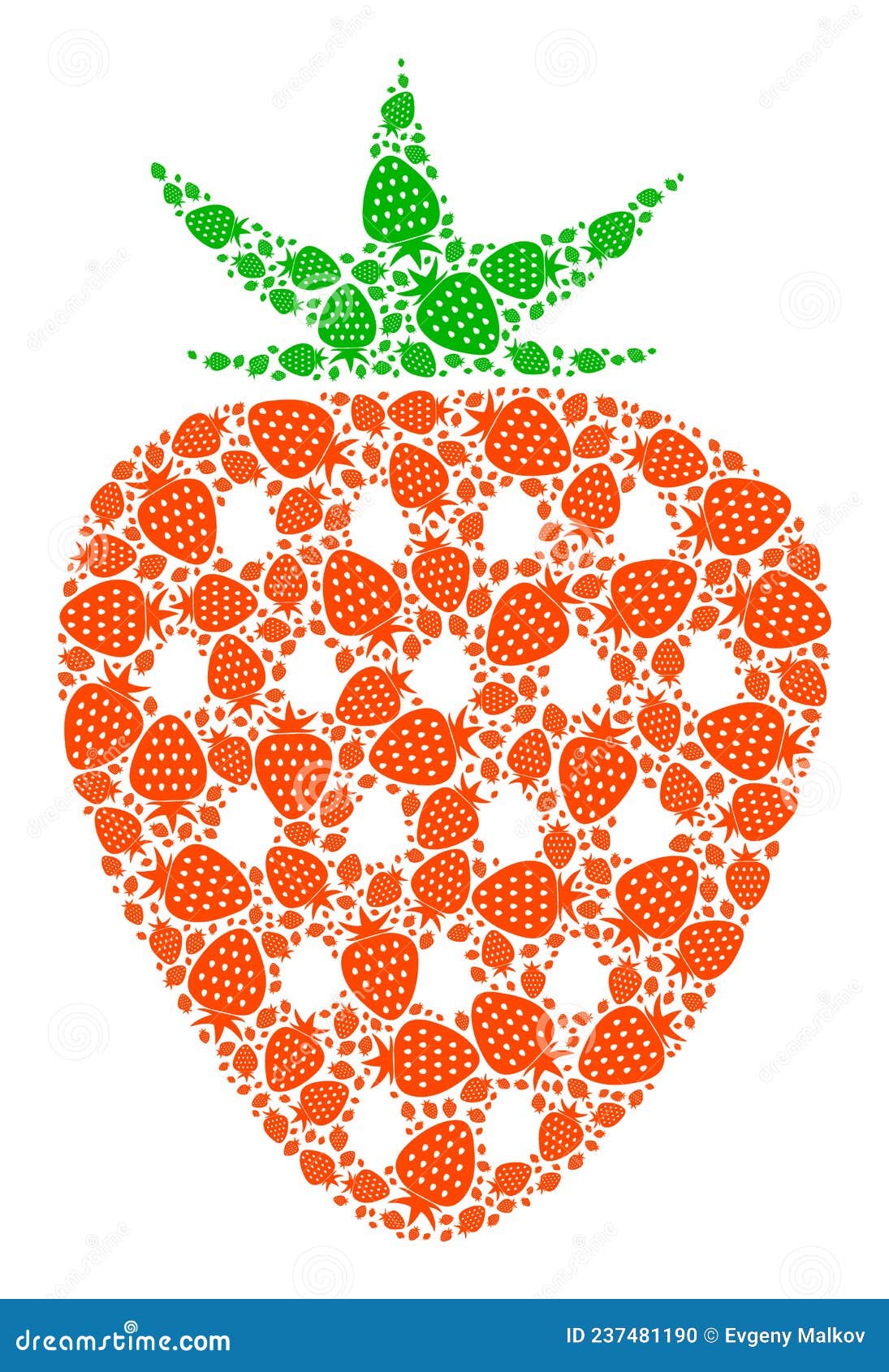 Strawberry Recursive Icon Collage of Self Icons Stock Vector ... Strawberry Recursive Icon Collage of Self Icons Stock Vector ...