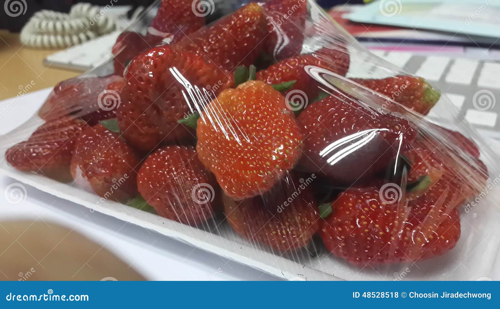 Strawberry stock photo. Image of cryspy, sweet, package - 48528518