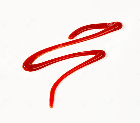 Strawberry sauce drizzle stock image. Image of wave, splash - 91902067