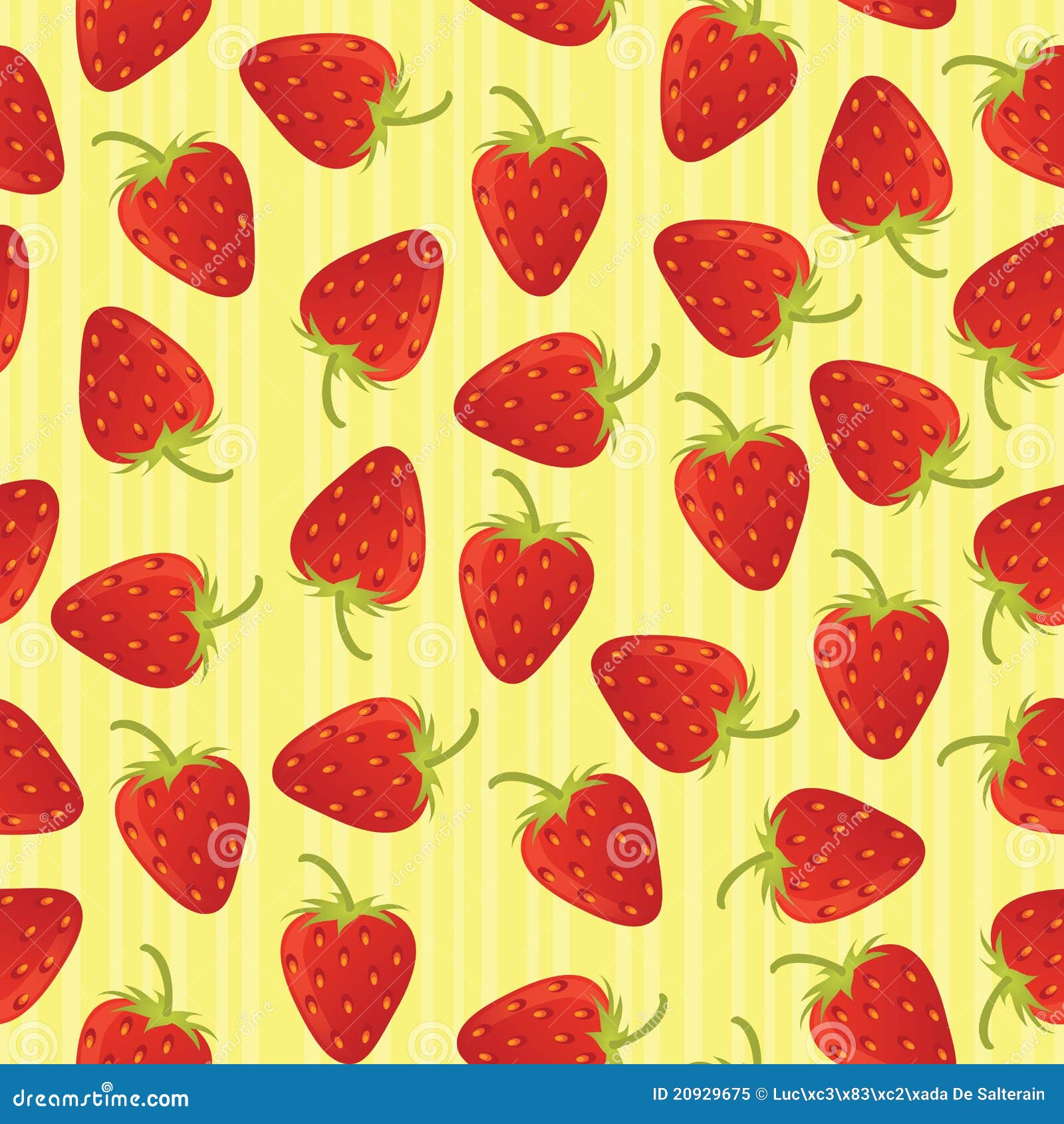 Strawberry Seamless Pattern Stock Vector - Illustration of design ...