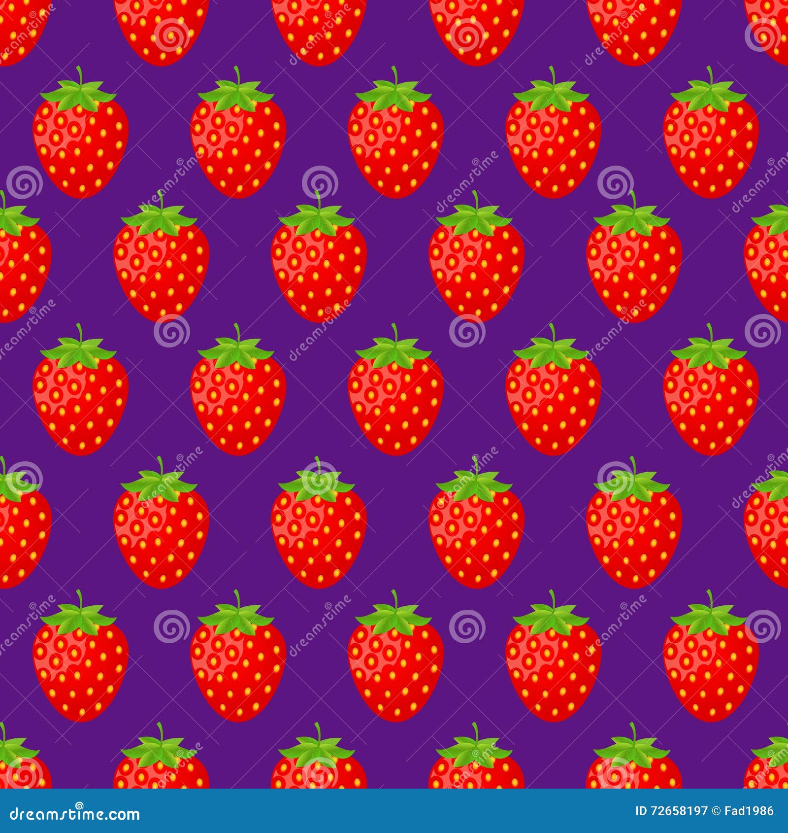 Strawberry Seamless Pattern Stock Vector - Illustration of icon ...