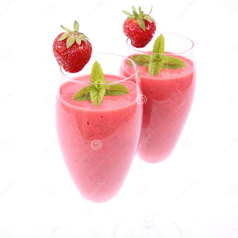 Strawberry shakes stock image. Image of health, macro - 20456111