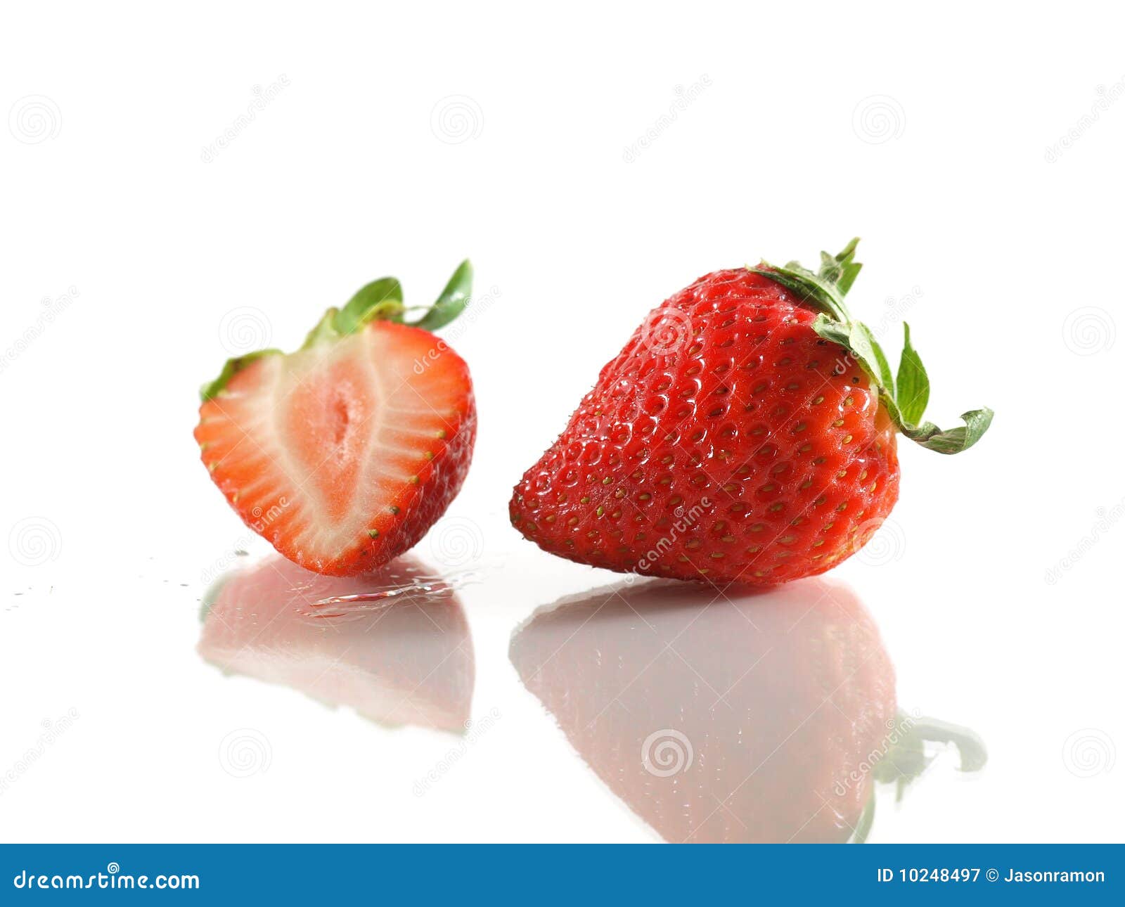 Strawberry slice stock image. Image of food, organic - 10248497