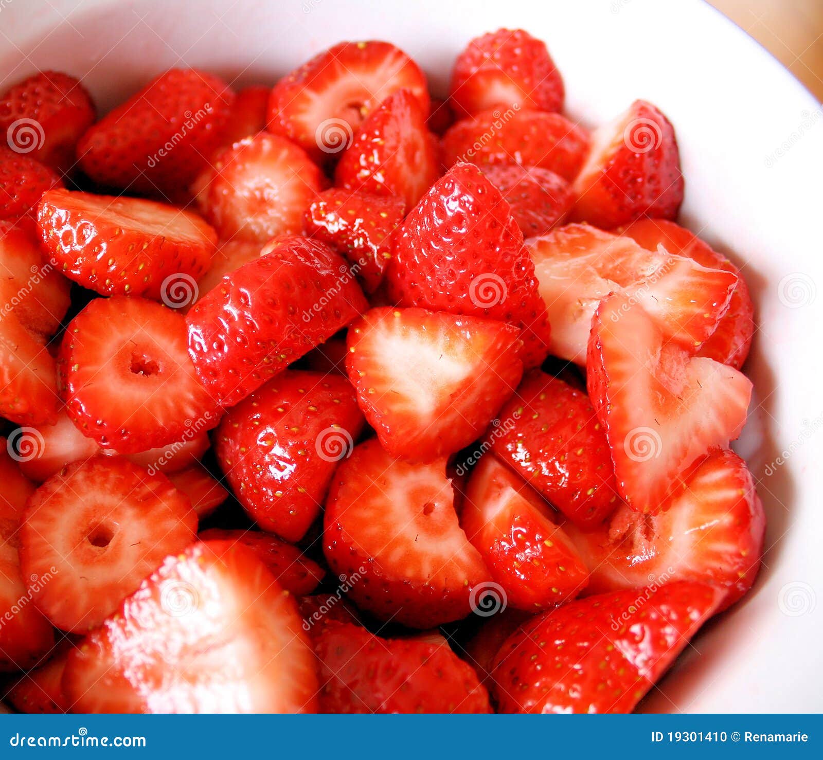 Strawberry Slices stock photo. Image of glazed, ingredients - 19301410