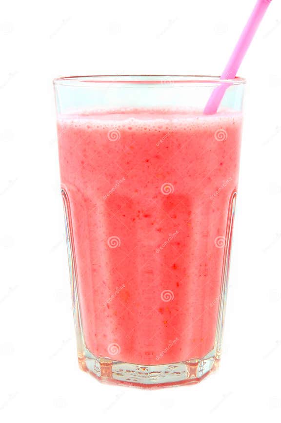 Strawberry smoothie stock photo. Image of fruit, milkshake - 2836554