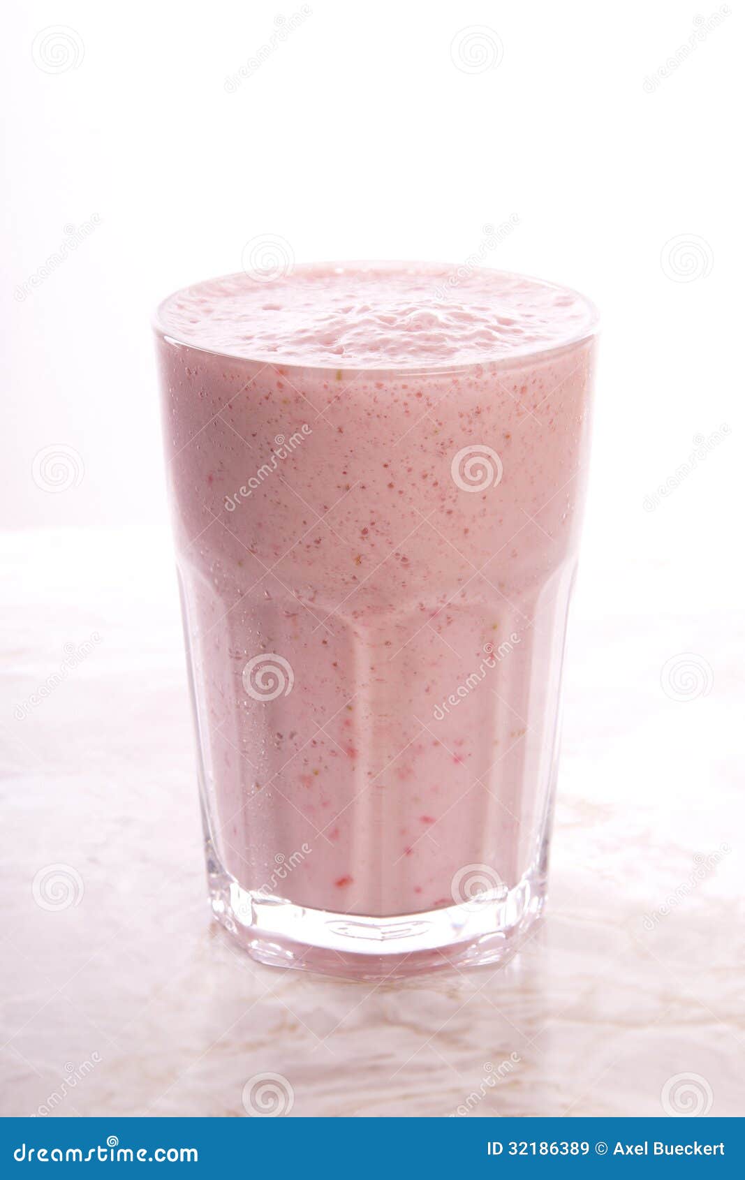 Strawberry Smoothie or Milkshake Stock Image - Image of homemade, berry ...