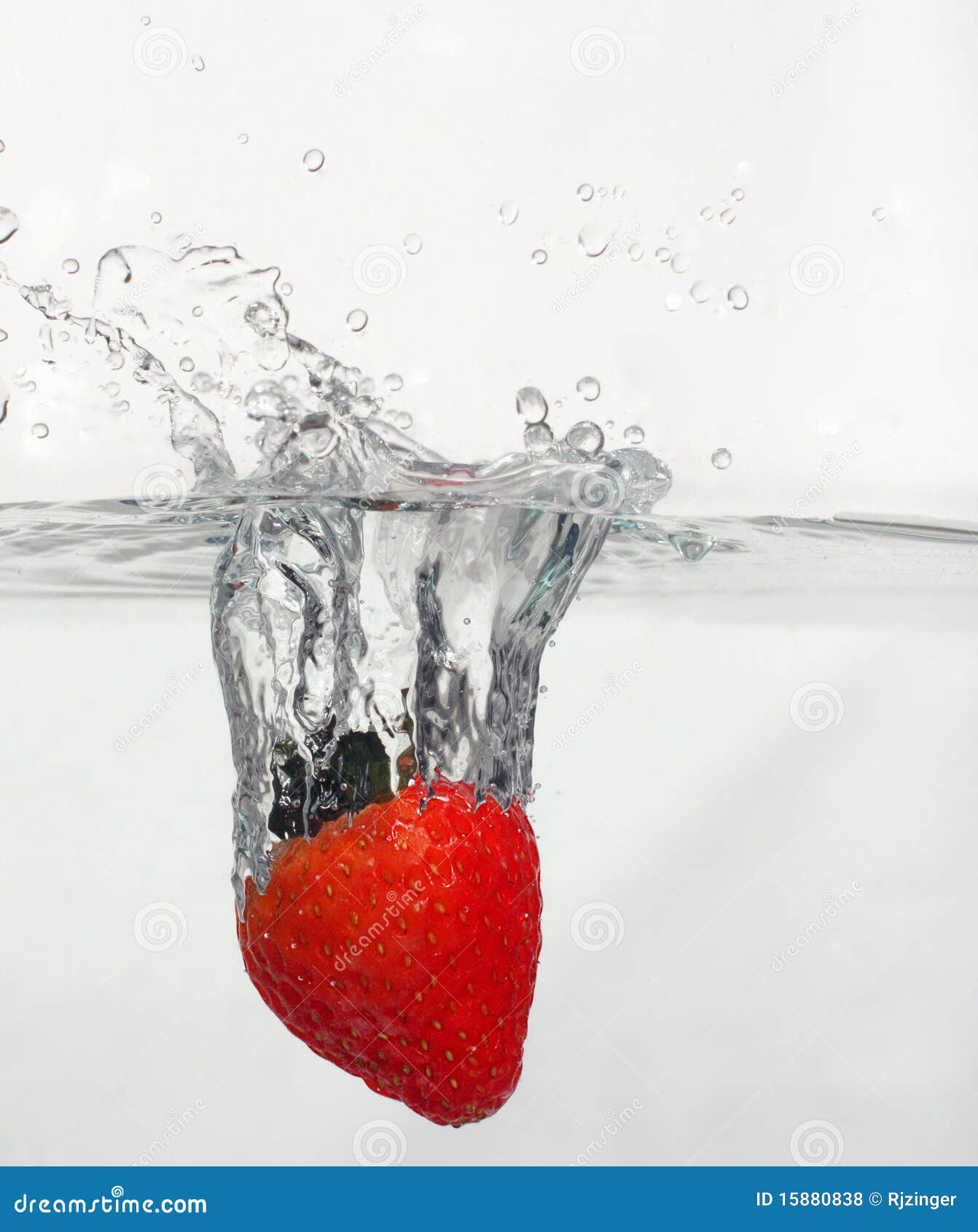 Strawberry splash stock photo. Image of splashes, delicious - 15880838