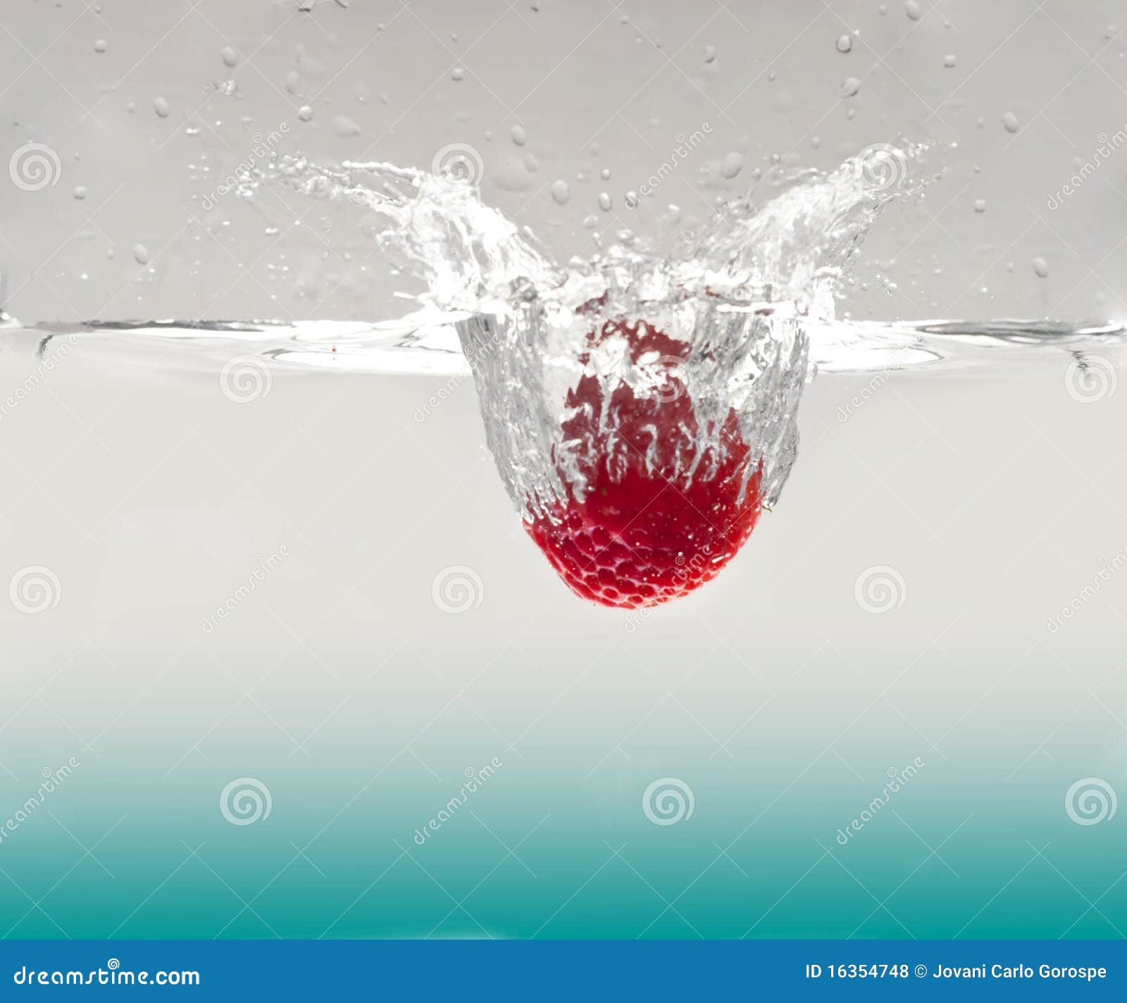 Strawberry Splash stock photo. Image of ingredients, natural - 16354748