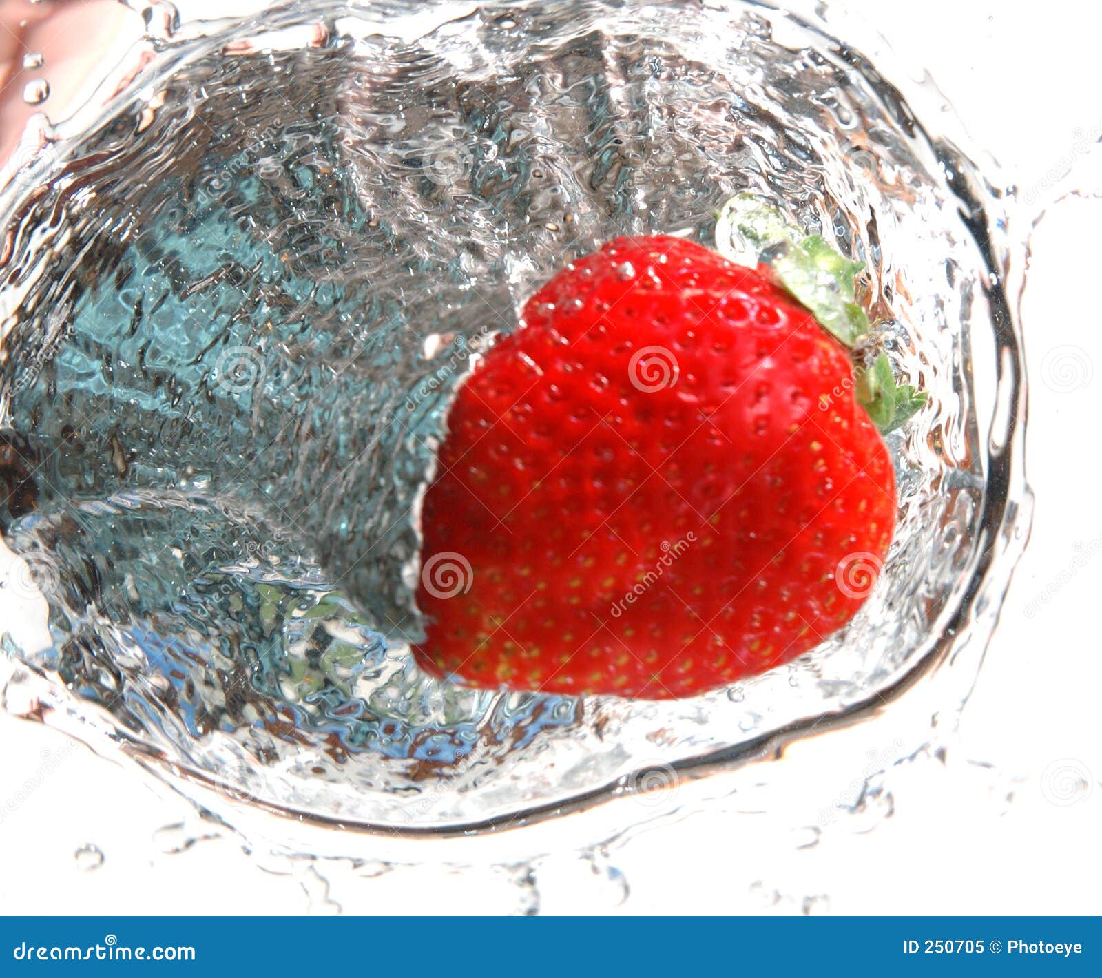 Strawberry splash 4 stock image. Image of strawberries - 250705