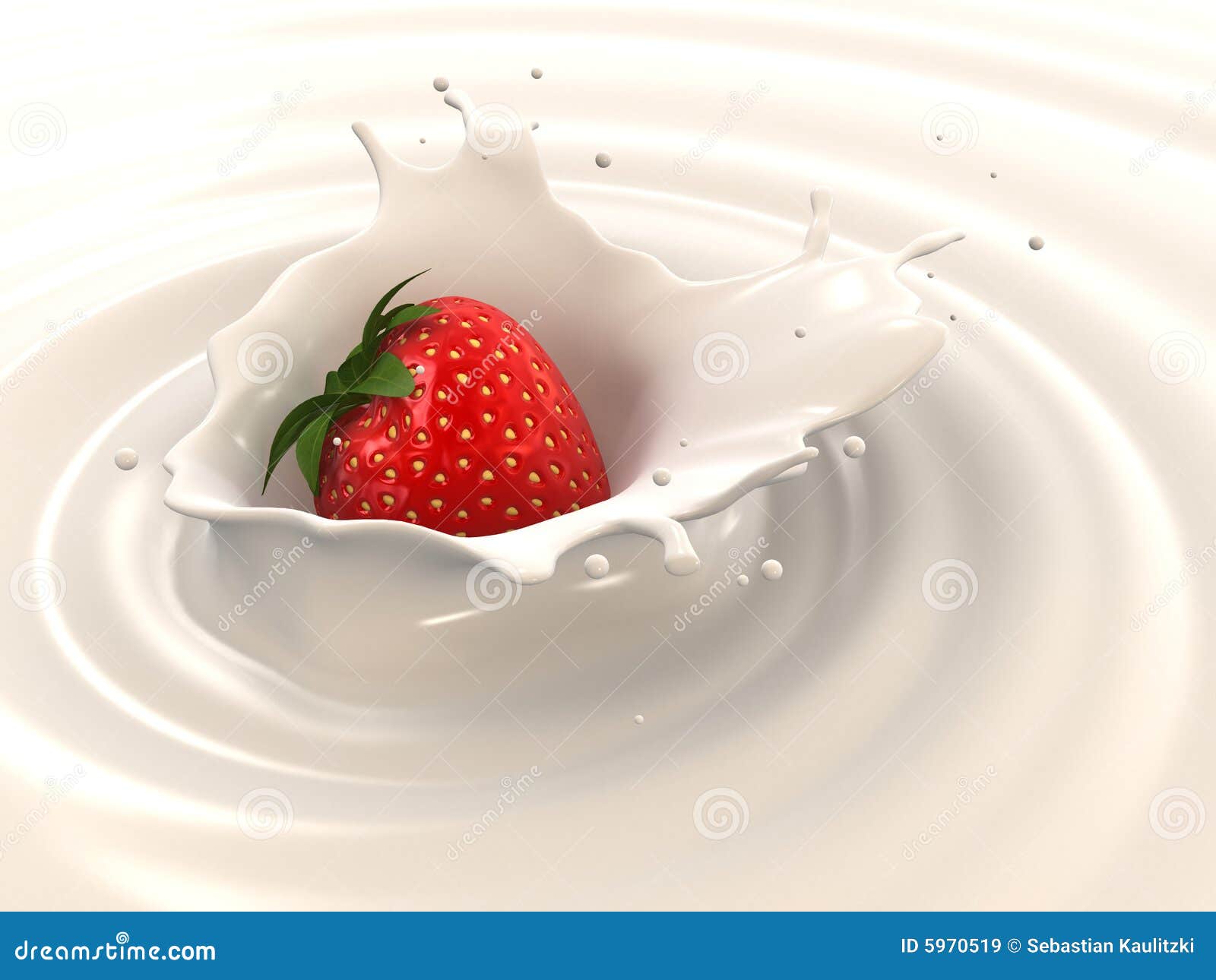 Strawberry splash stock illustration. Illustration of strawberry - 5970519