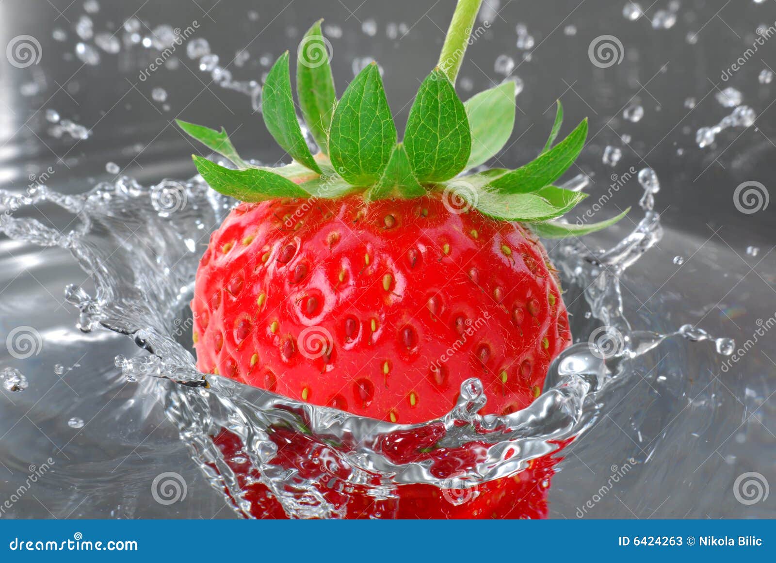 Strawberry splash stock image. Image of delicious, food - 6424263