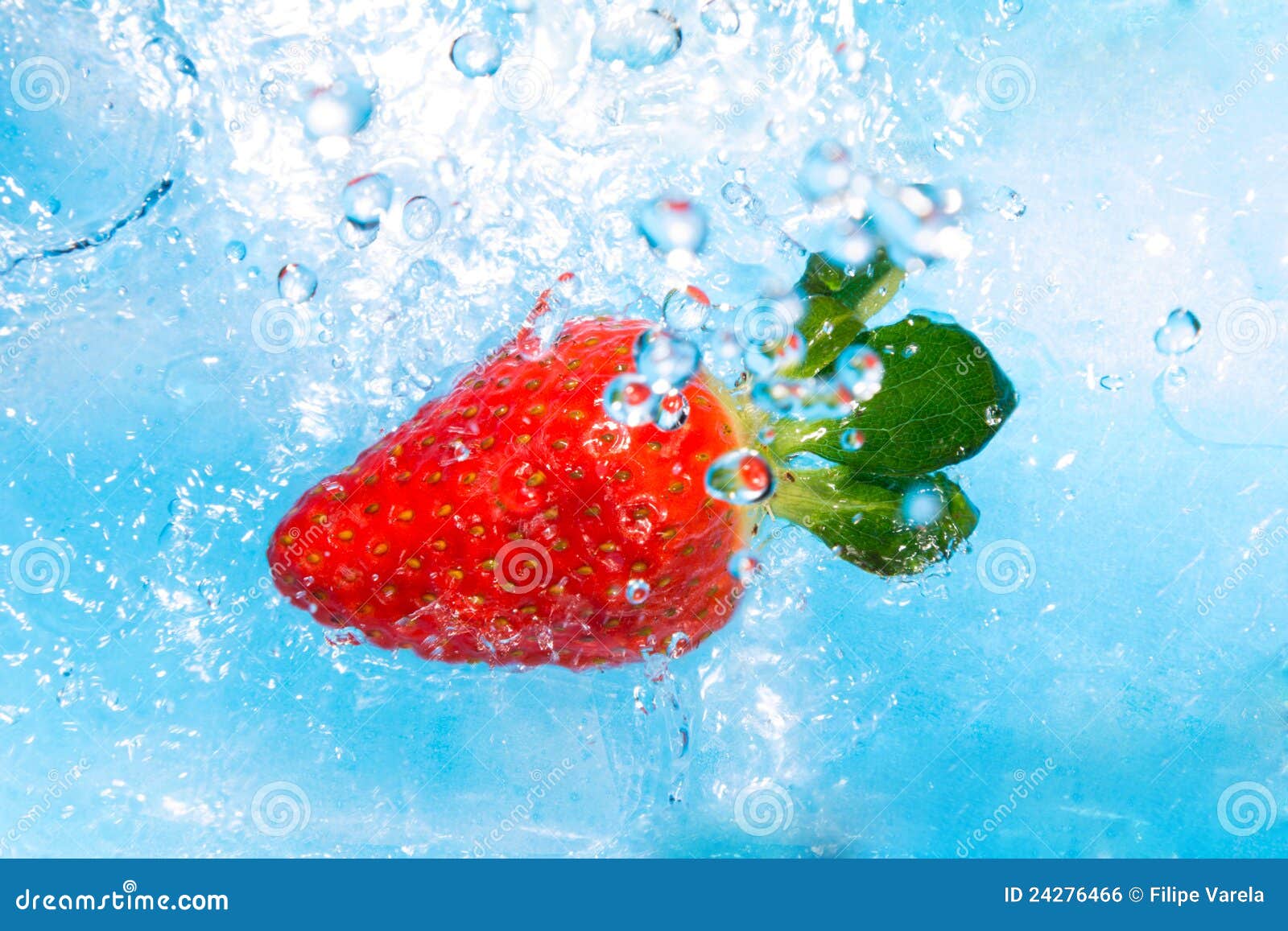 Strawberry Splash Stock Photo | CartoonDealer.com #8443674