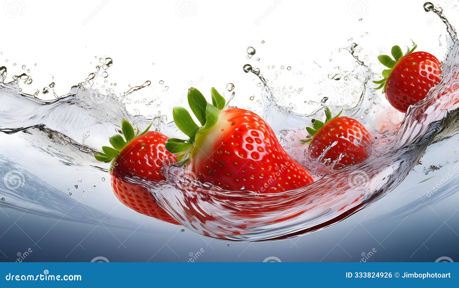 Strawberry Splash Royalty-Free Cartoon | CartoonDealer.com #6393728