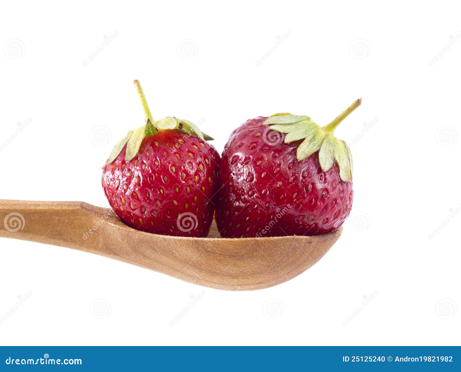 Strawberry on a spoon stock photo. Image of gourmet, product - 25125240