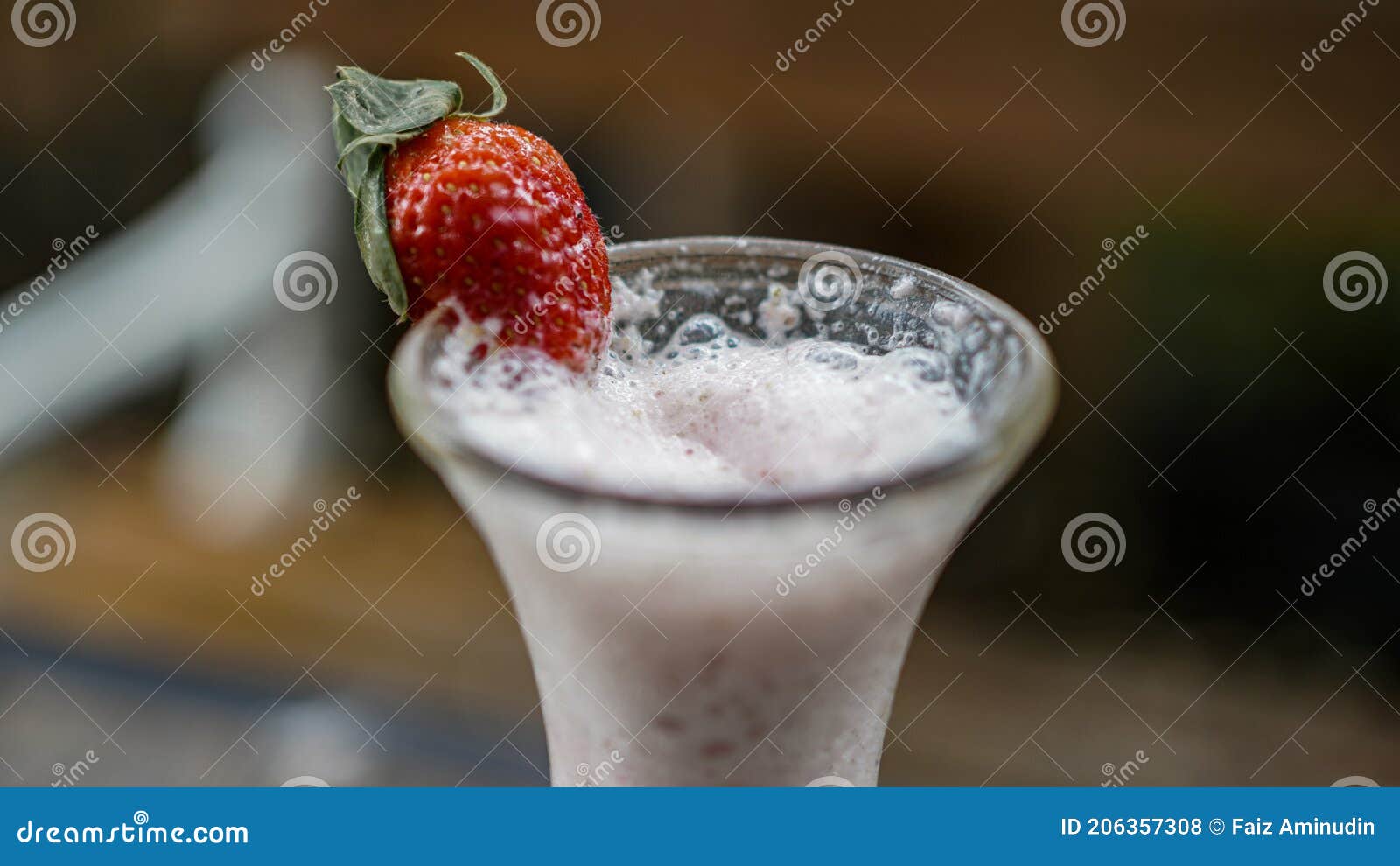 Strawberry Squash Drink on Top Table Stock Photo - Image of diet ...