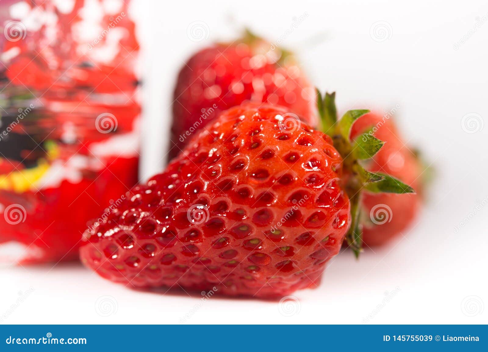 Strawberry studio shot stock image. Image of painted - 145755039