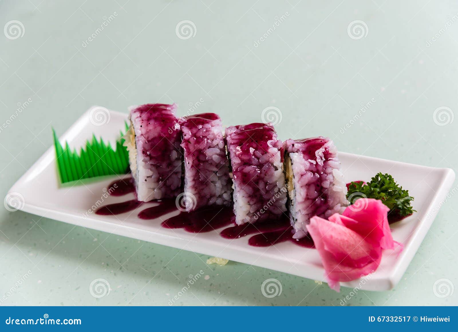 Strawberry Sushi stock image. Image of fruit, berrie - 67332517