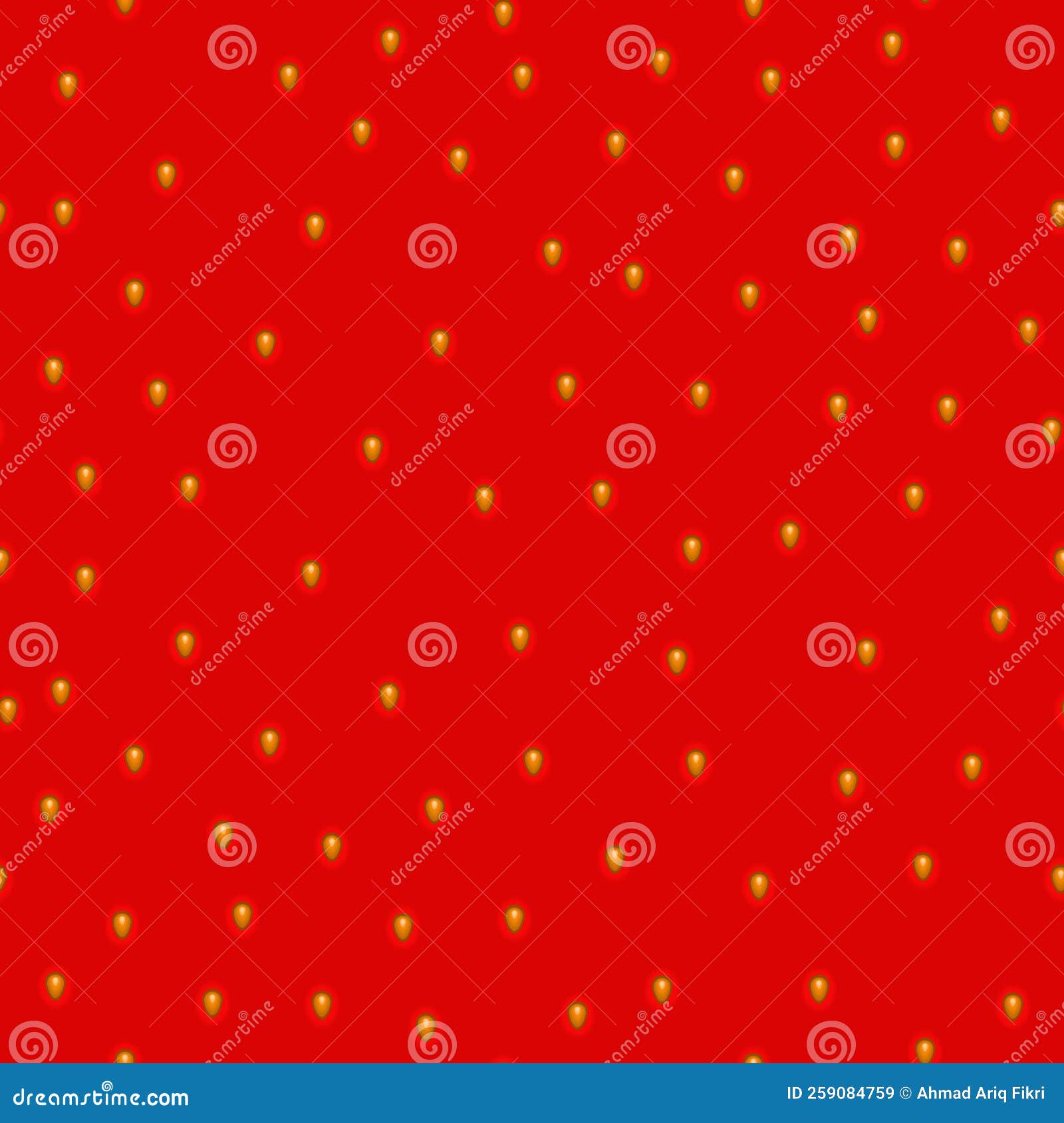 Strawberry Texture Seamless Background. Fruit Strawberry Pattern with ...