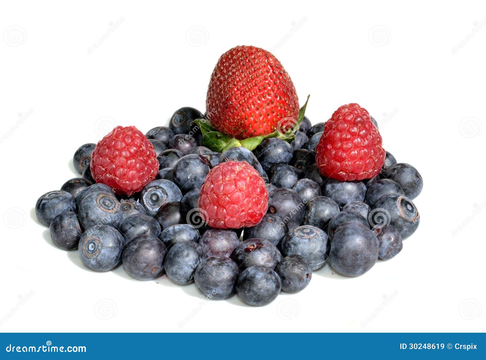 Strawberry Raspberries and Blueberries Stock Image - Image of ...