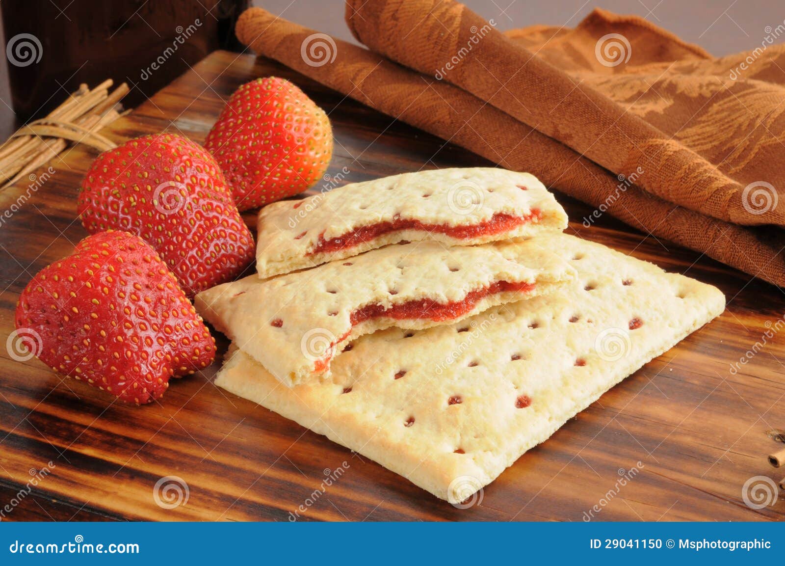 Strawberry toaster tarts stock photo. Image of strawberry - 29041150