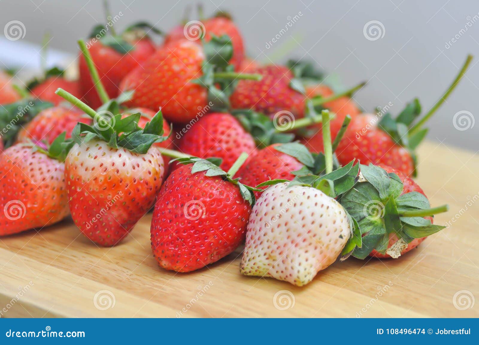 Strawberry or Strawberry on the Tray Stock Photo - Image of fresh ...