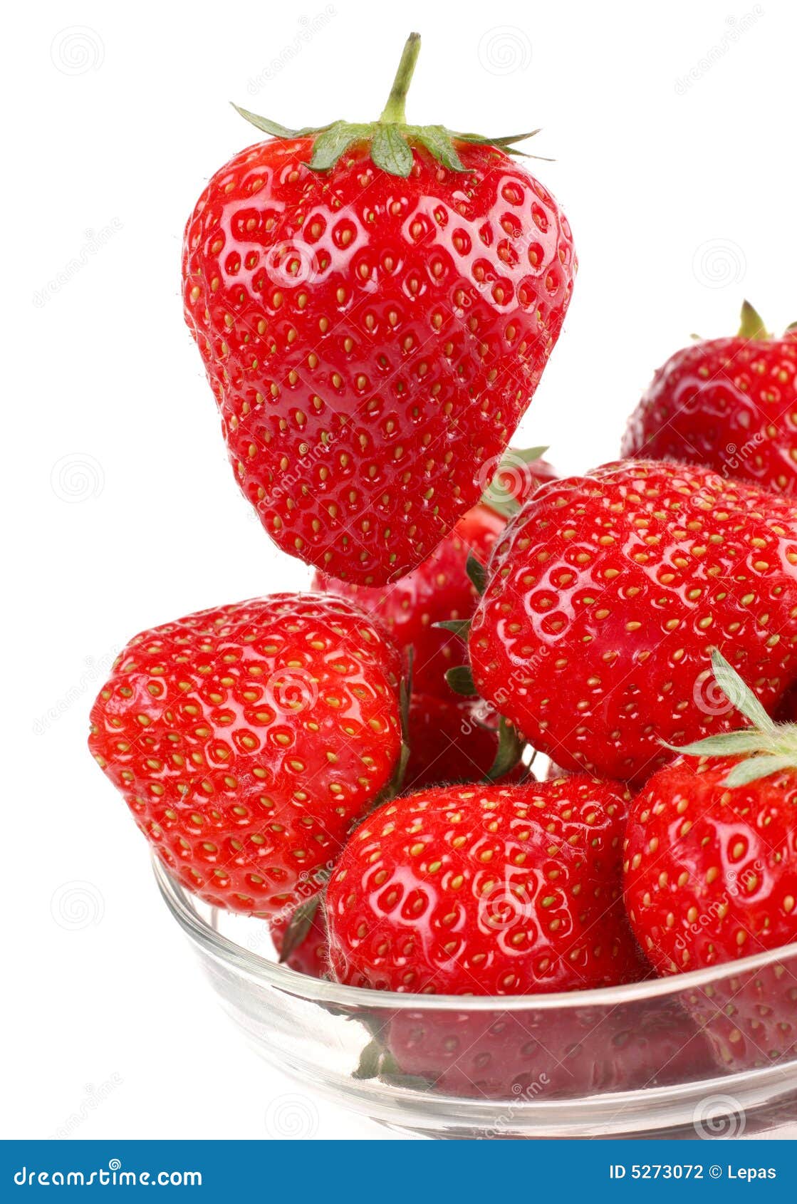 Strawberry on white stock photo. Image of white, strawberry - 5273072