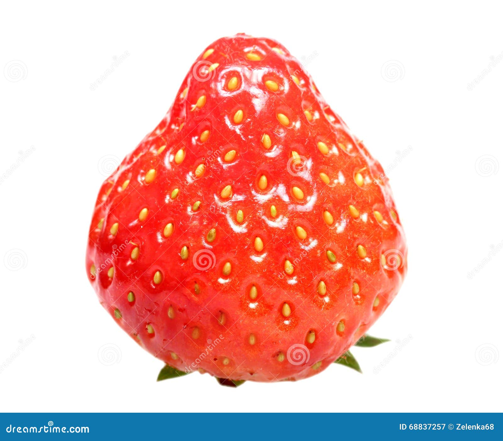 Strawberry on a White Background Stock Image - Image of food, nature ...