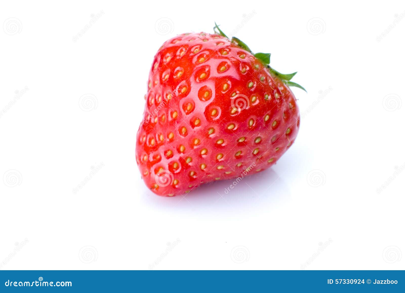 Strawberry on white stock photo. Image of nutritional - 57330924