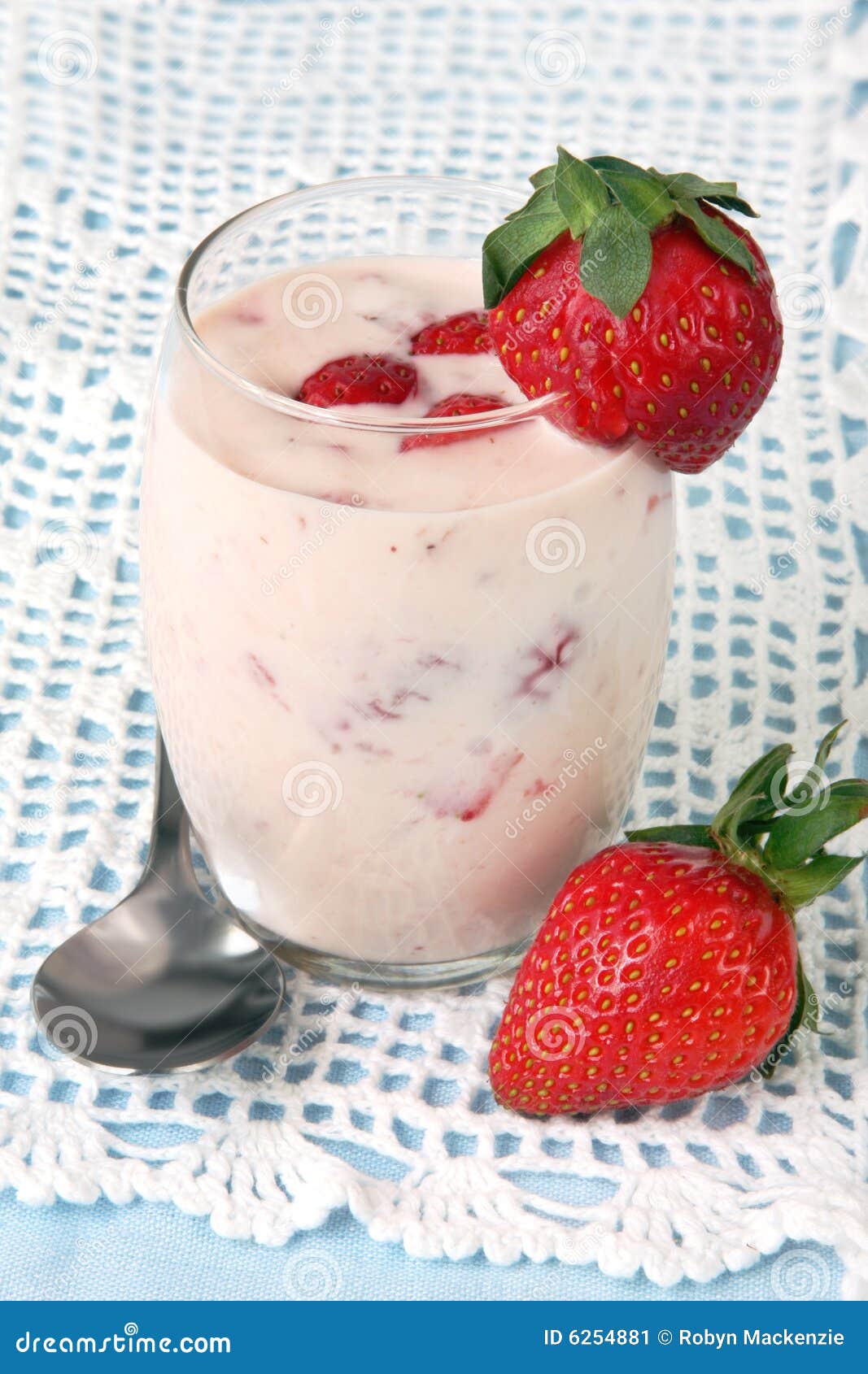 Strawberry Yoghurt stock image. Image of photograph, yoghurt - 6254881