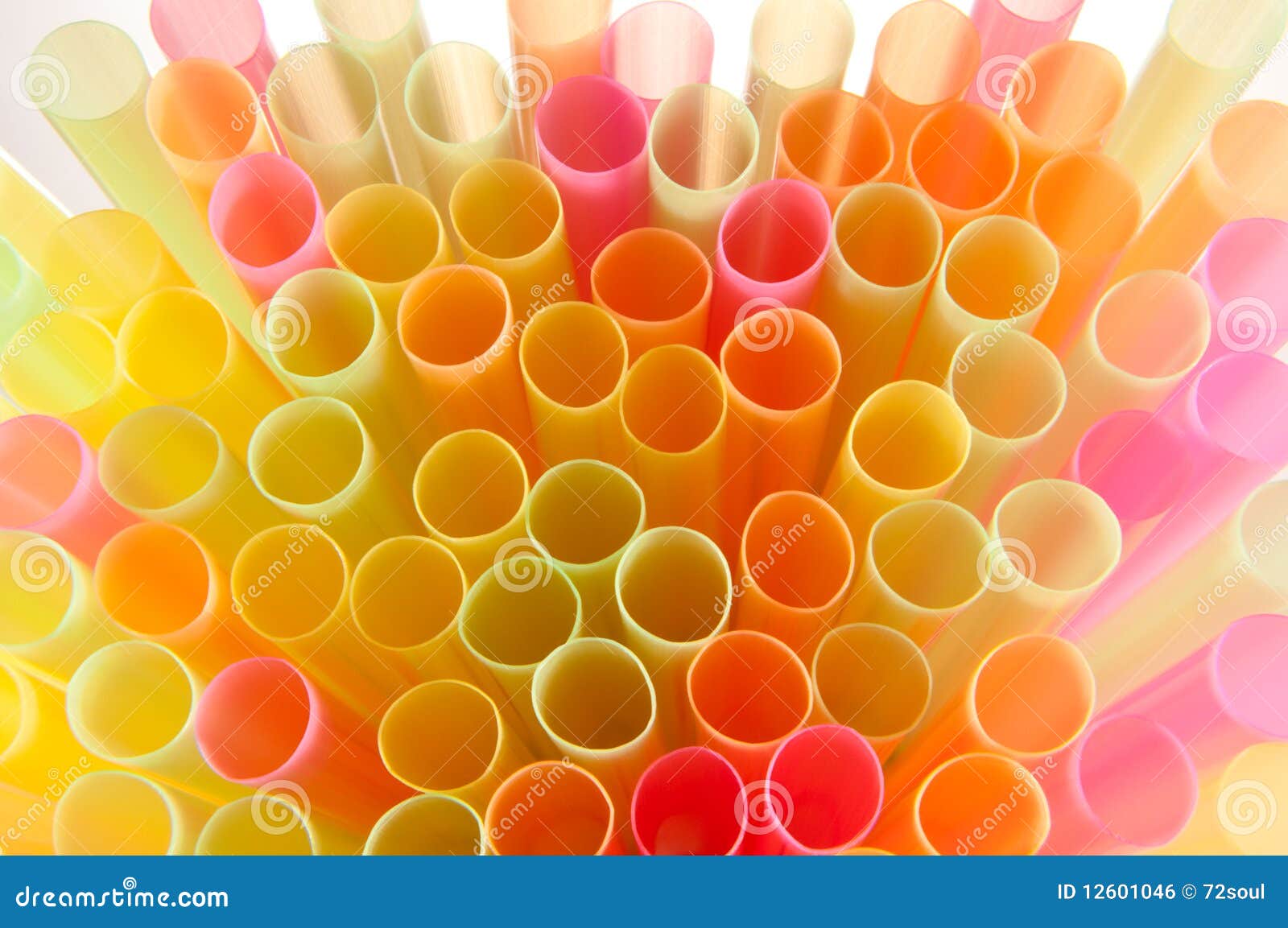 Straws stock photo. Image of plastic, circle, shiny, yellow - 12601046