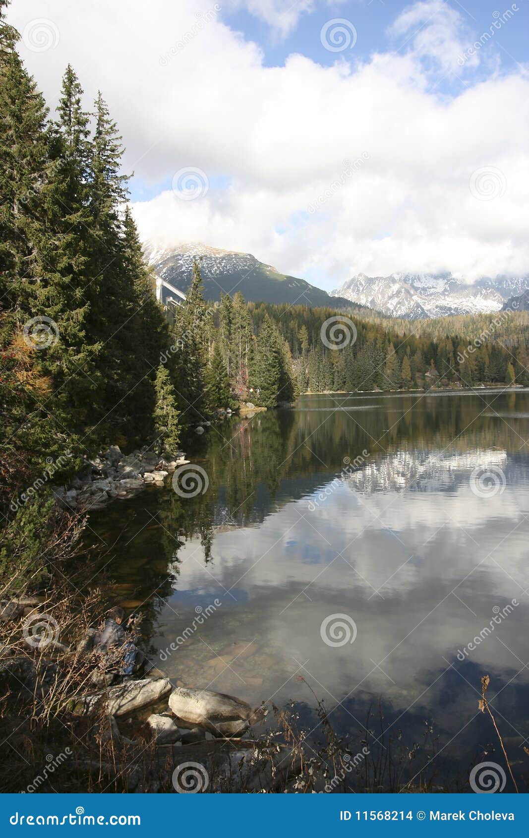 Strbske Pleso - Lake stock photo. Image of hotel, mountaineering - 11568214