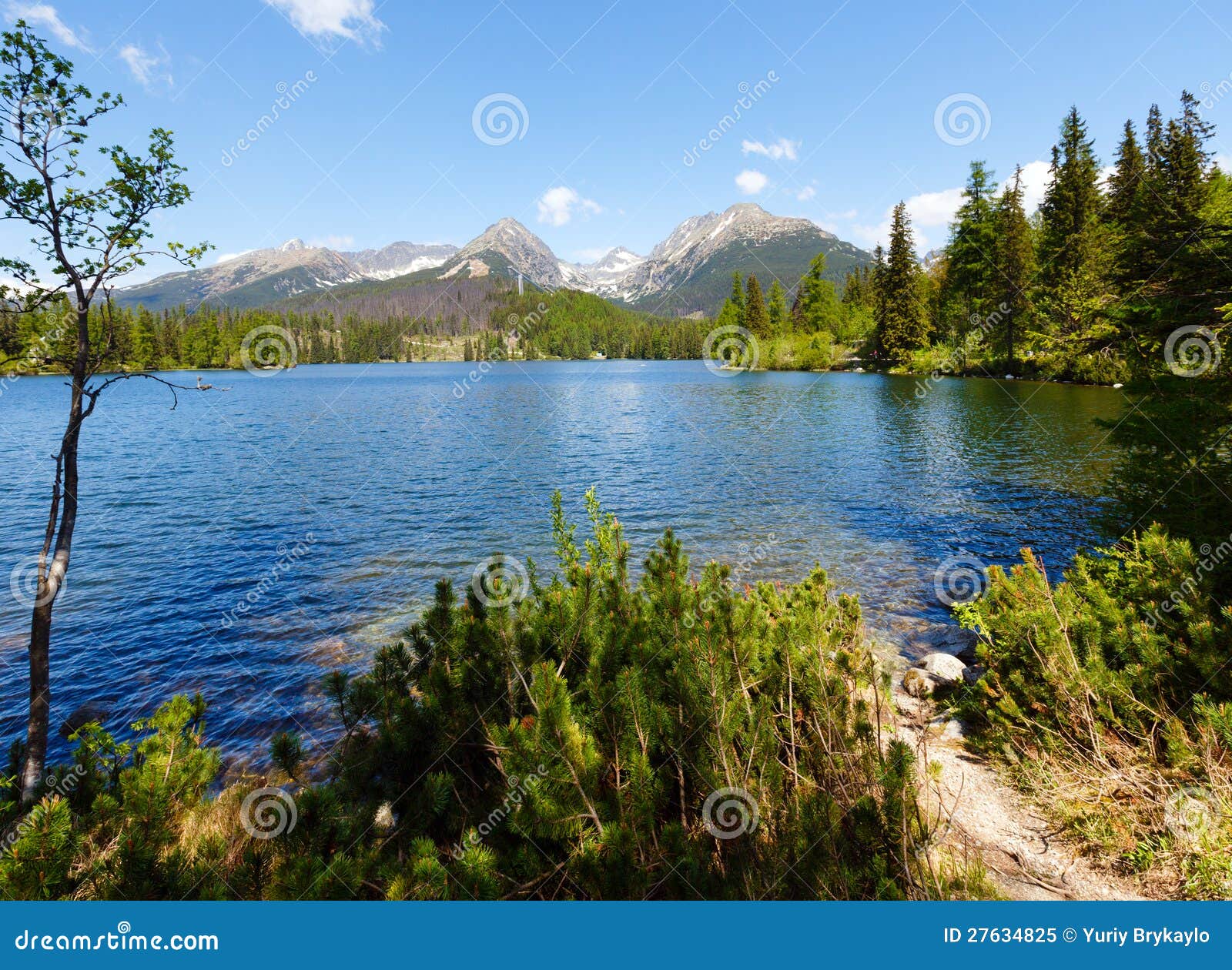 Strbske Pleso (Slovakia) Spring View. Stock Image - Image of spring ...