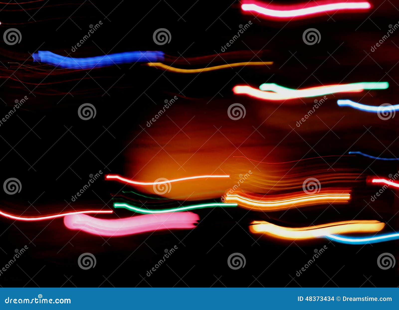 Streaks of colorful light stock photo. Image of color - 48373434