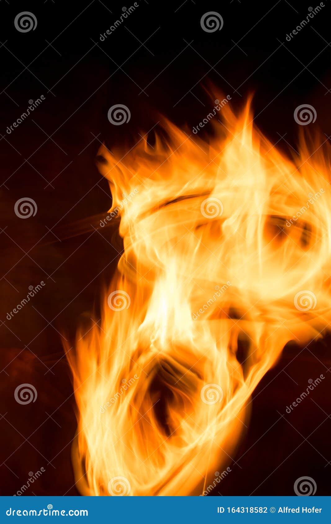 Streaks of a Flame - Closeup Stock Photo - Image of motion, trace ...