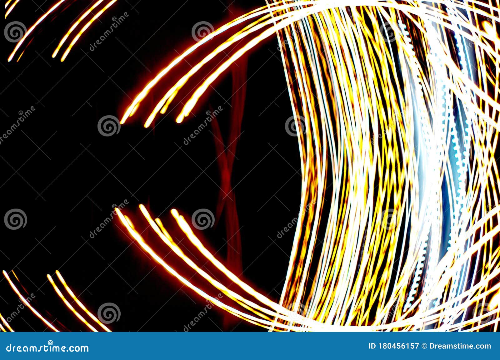 Streaks of light stock image. Image of motion, centre - 180456157