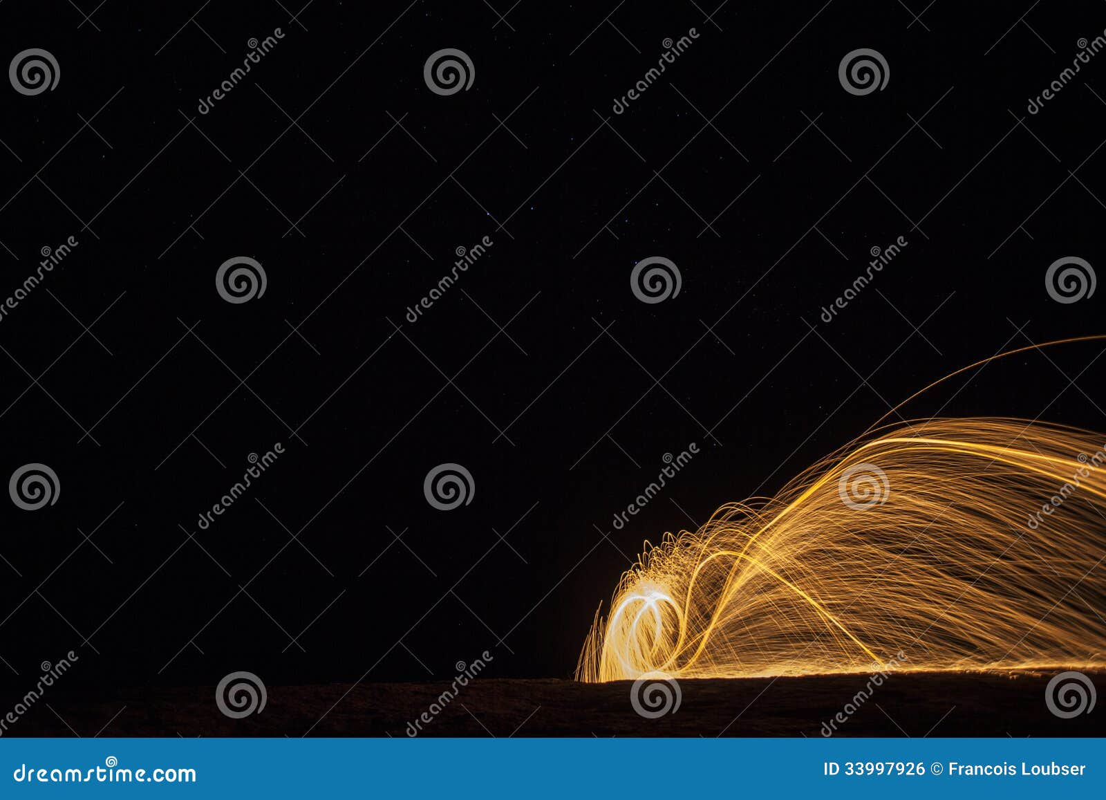 Streaks of light at night stock photo. Image of abstract - 33997926