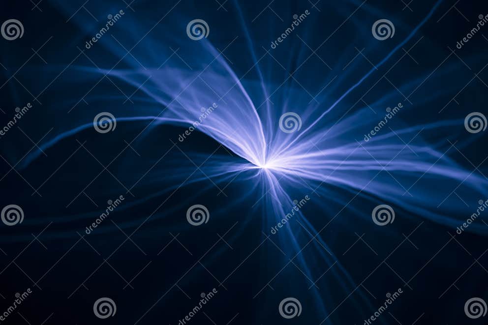 Streaks of Light Waving and Twisting Stock Illustration - Illustration ...