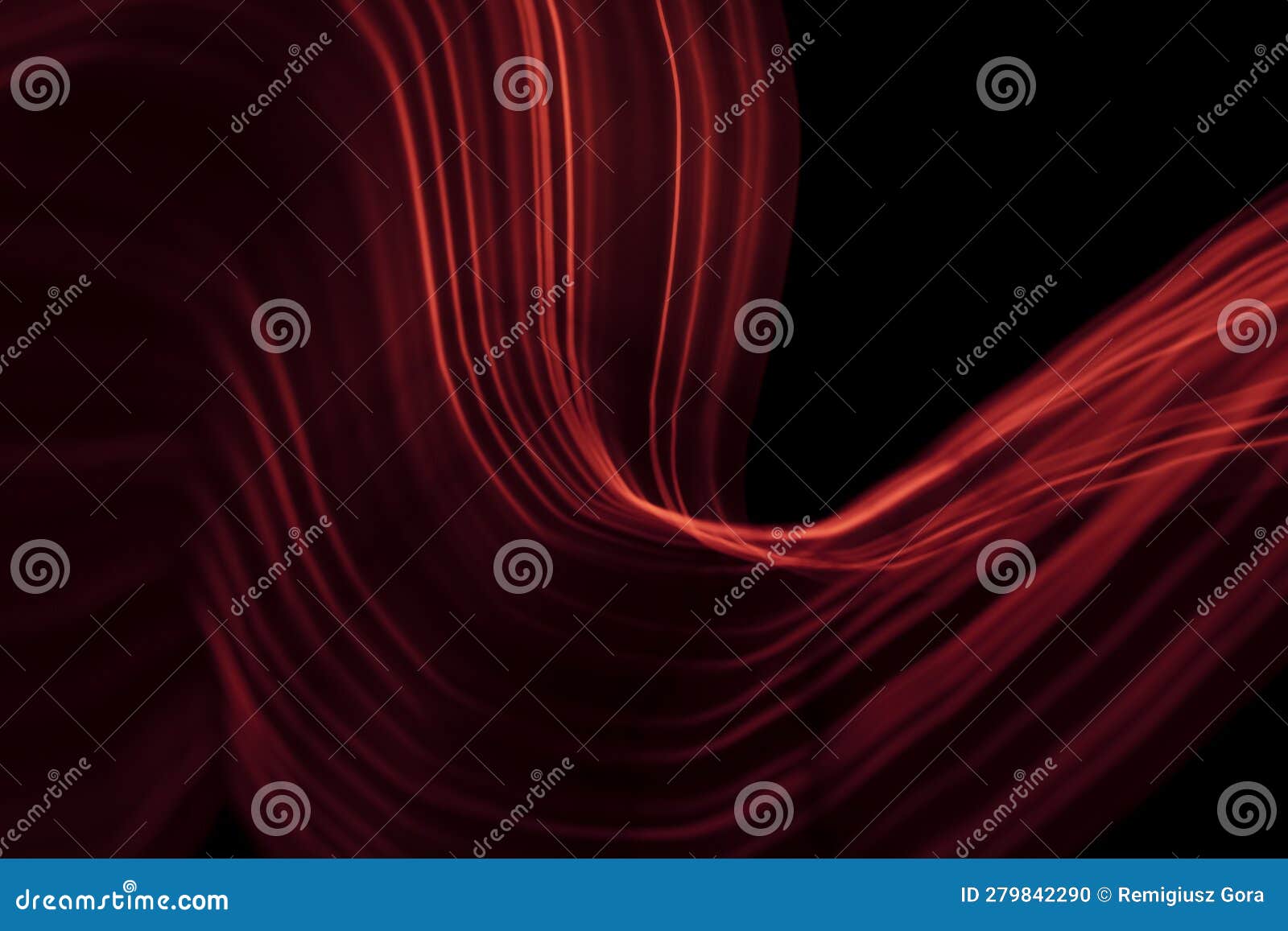Streaks of Light Waving and Twisting Stock Photo - Image of softness ...