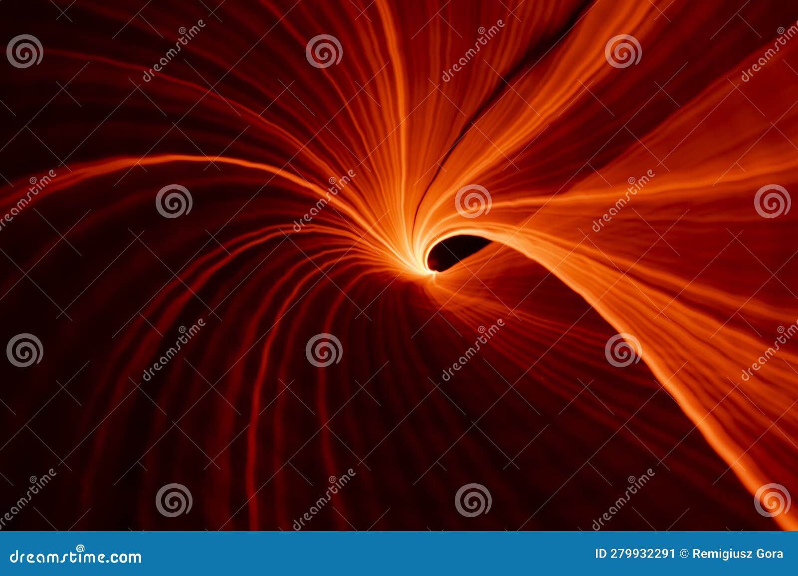 Streaks of Light Waving and Twisting Stock Image - Image of wildlife ...
