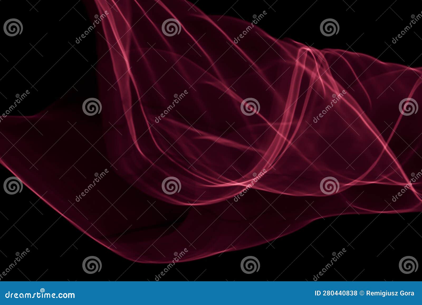 Streaks of Light Waving and Twisting Stock Photo - Image of soft, quill ...