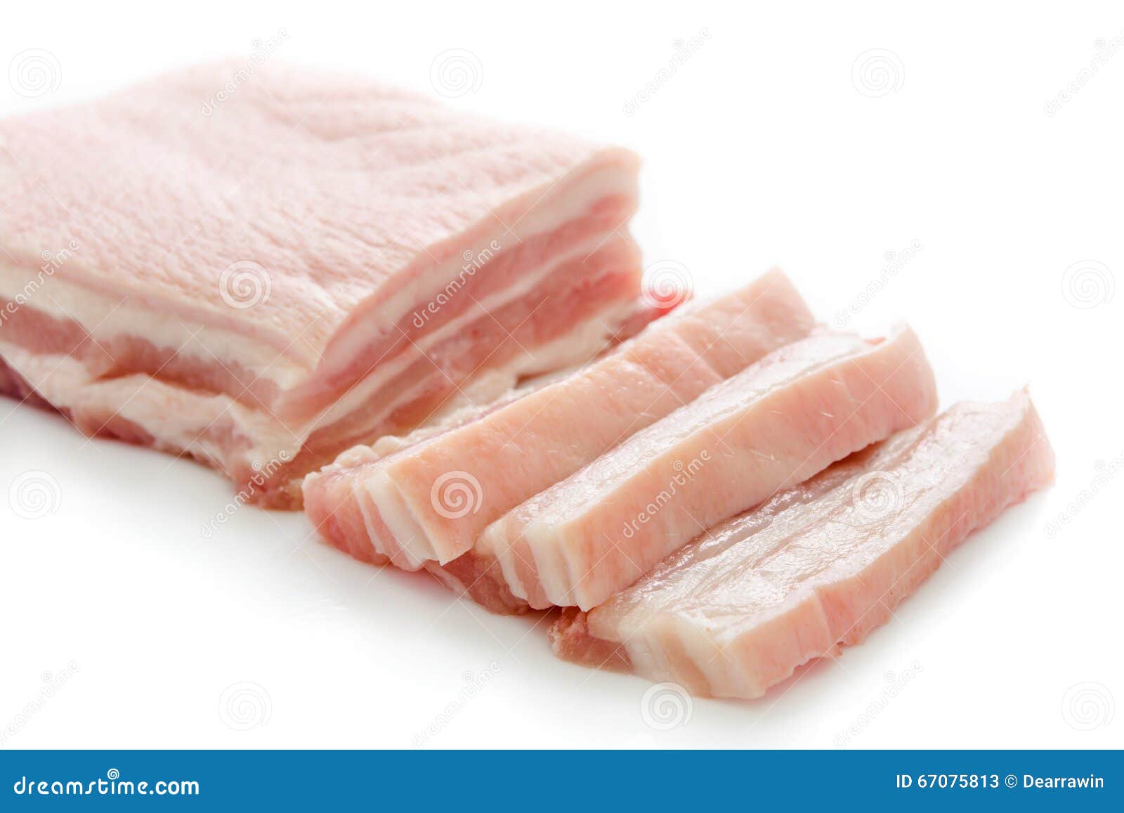 Streaky pork stock image. Image of cuisine, meal, belly - 67075813